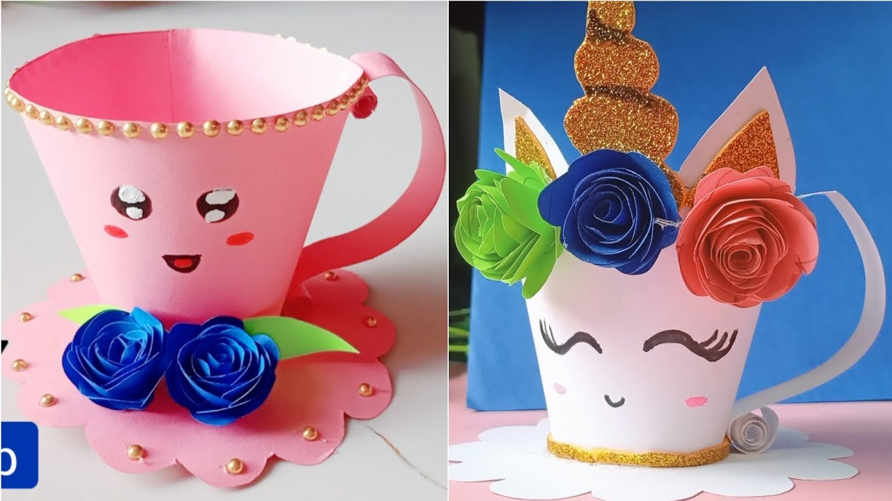 DIY MINI PAPER CUP Paper Crafts For School Paper Craft Easy diy-mini-paper-cup-paper-crafts-for-school-paper-craft-easy