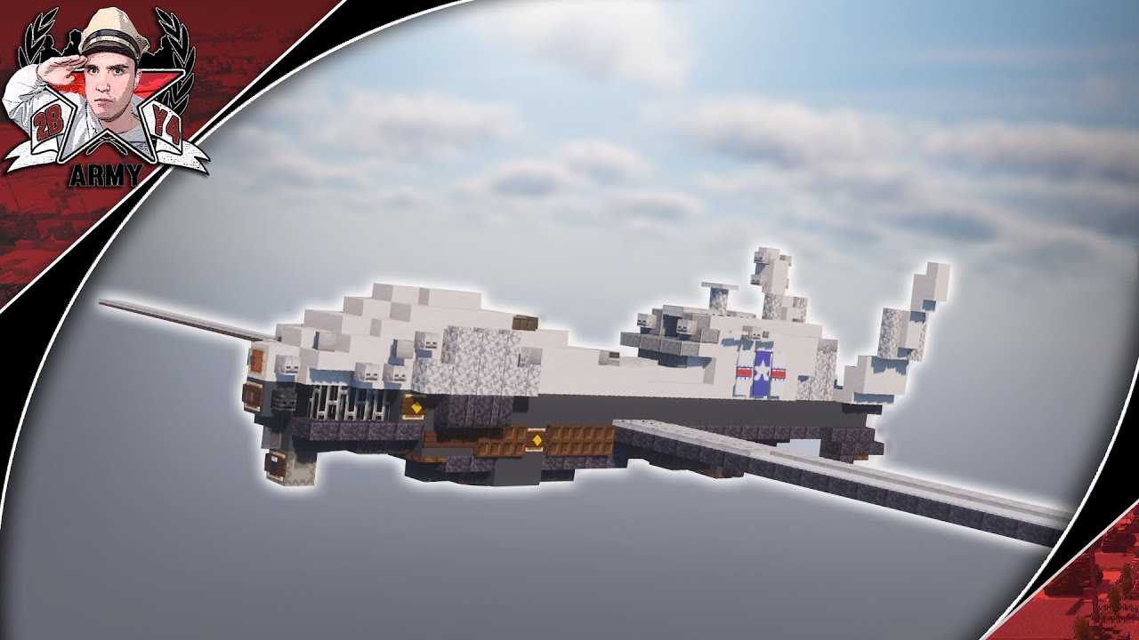 Minecraft: Modern MQ-4C "Triton" | Unmanned Aerial Vehicle Tutorial ...