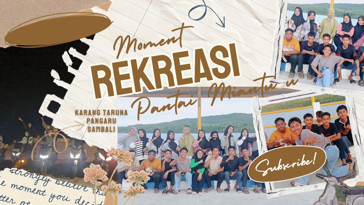 Rekreasi di Pantai Miantu bersama Pemuda-pemudi Karang Taruna Pangaru ...