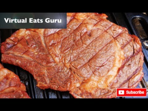 Ribeye Steak Bone In - Carne Asada Style - YouTube