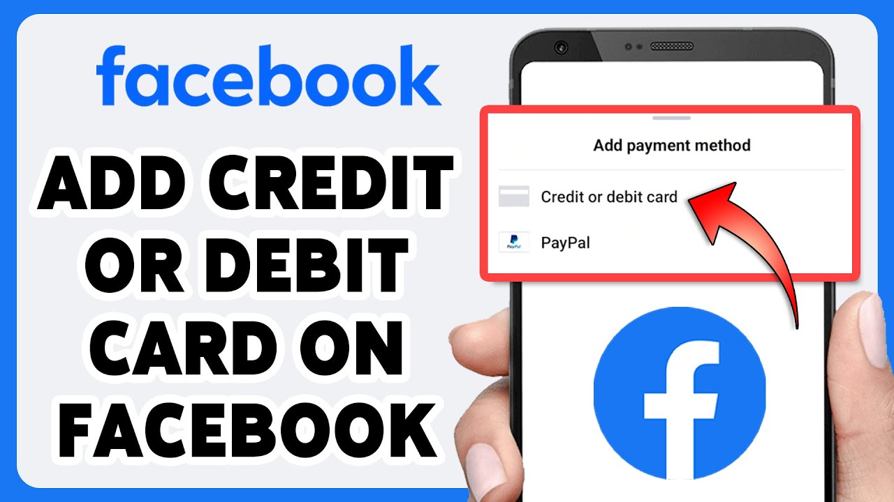 How To Add Credit Or Debit Card On Facebook 2024 | Facebook App Payment ...
