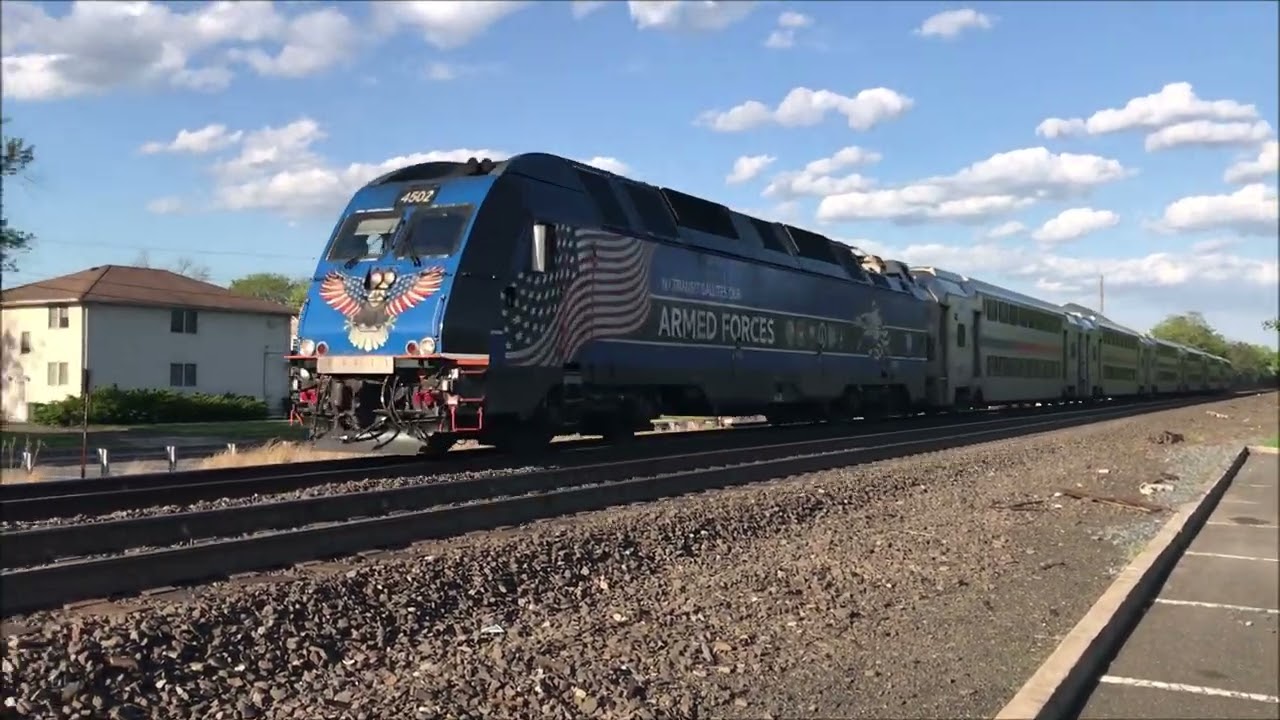 Rare units 2ND half of MAY 2022 FT NJT 4502, 4514, 4523 AMTK AVELIA ...