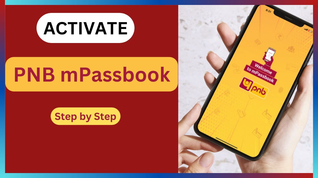 How To Activate PNB mPassbook | Check Punjab National Bank Passbook on ...