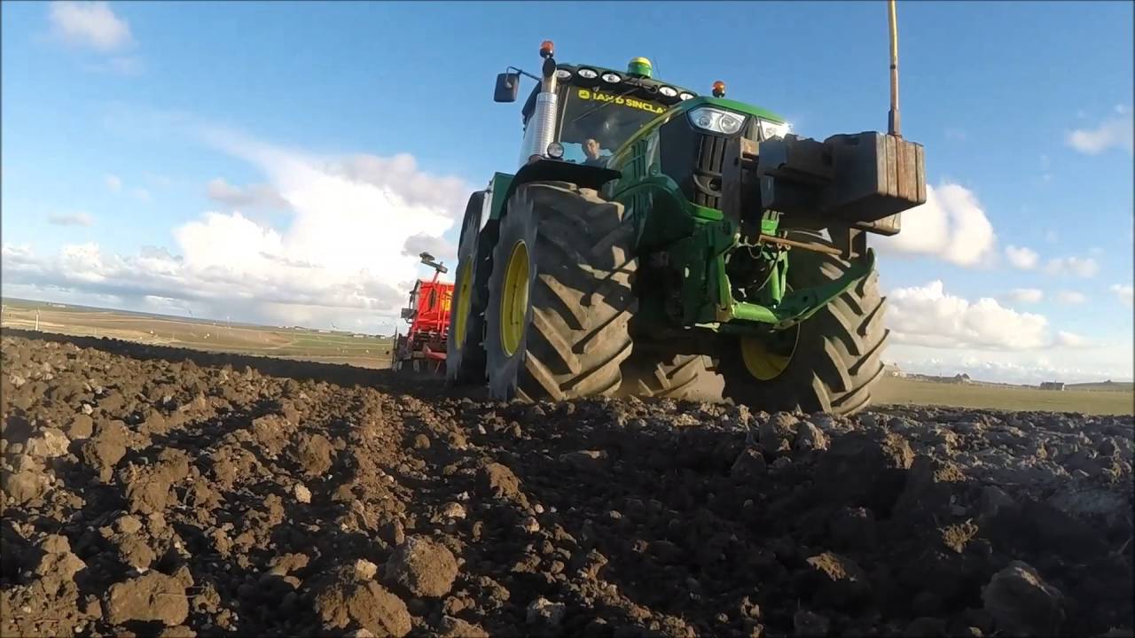 Ian D Sinclair - Sowing Barley - April 2016 - YouTube