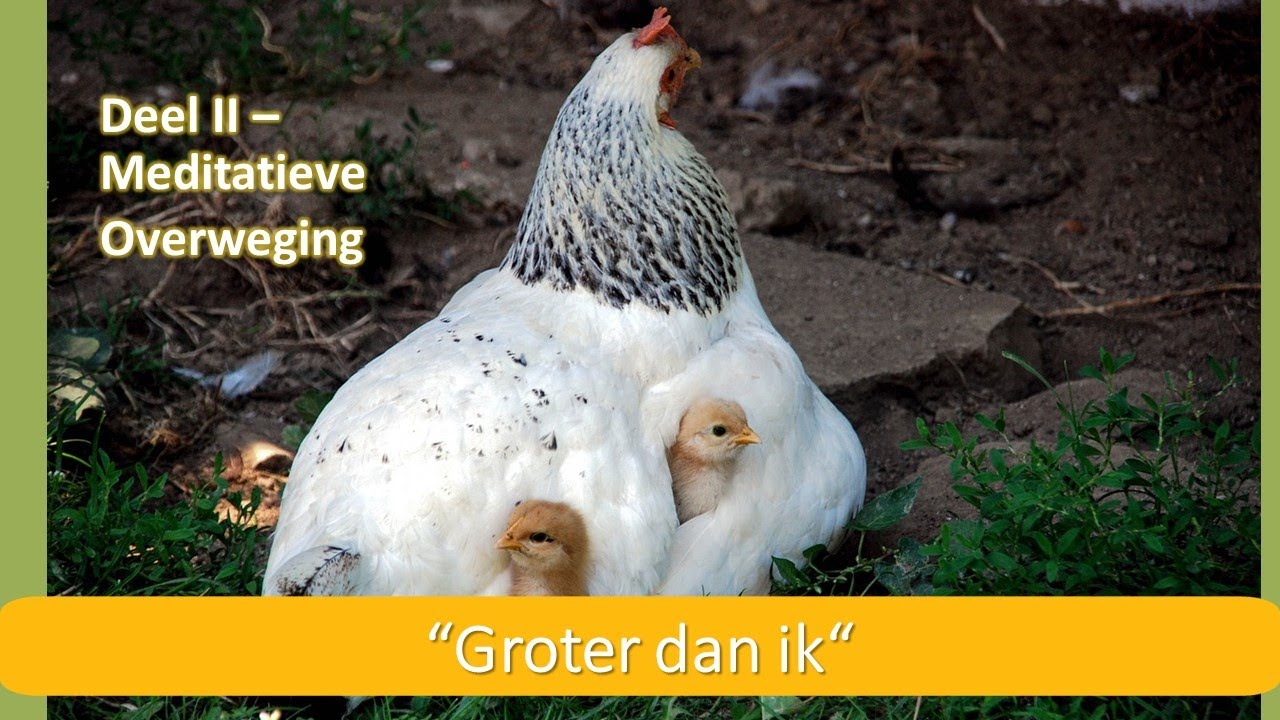 Deel II - 'Groter dan ik' Overweging - YouTube