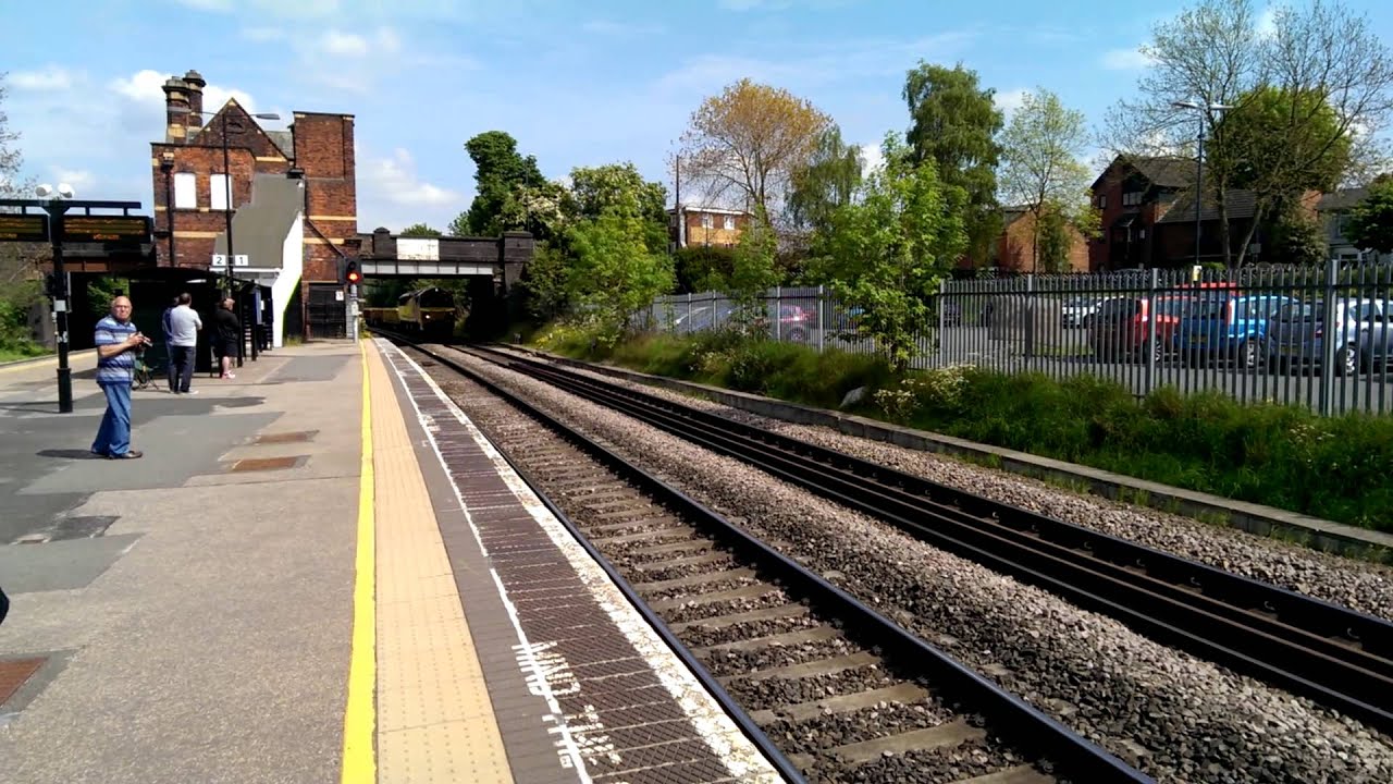 Colas Class 70806 Water Orton 15 May 2014 - YouTube