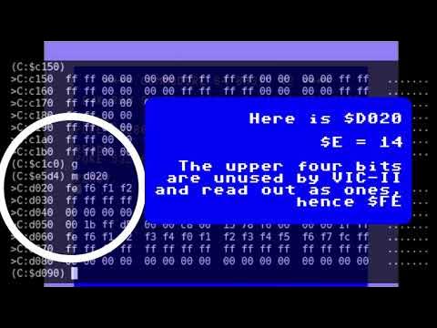 Using the C64 ML Monitor to Write an Assembly Subroutine - YouTube