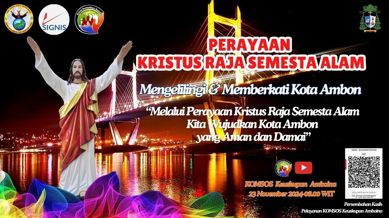 PROSESI KRISTUS RAJA SEMESTA ALAM// Prosesi Kristus Raja Mengelilingi ...