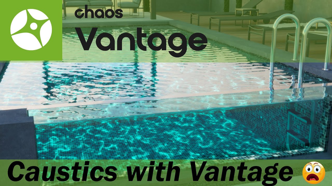 Caustics with ChaosVantage \ Animated Pool Water with Caustics \ Chaos ...