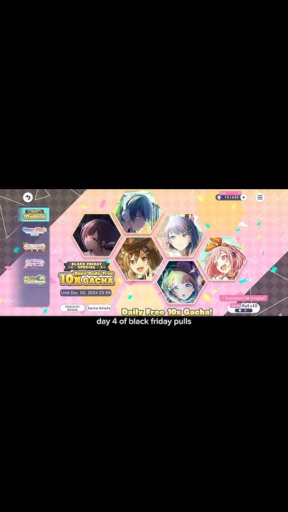 day 4 of black friday pulls #pjsk #gacha #projectsekai #proseka #projectsekaicolorfulstage #ena ...