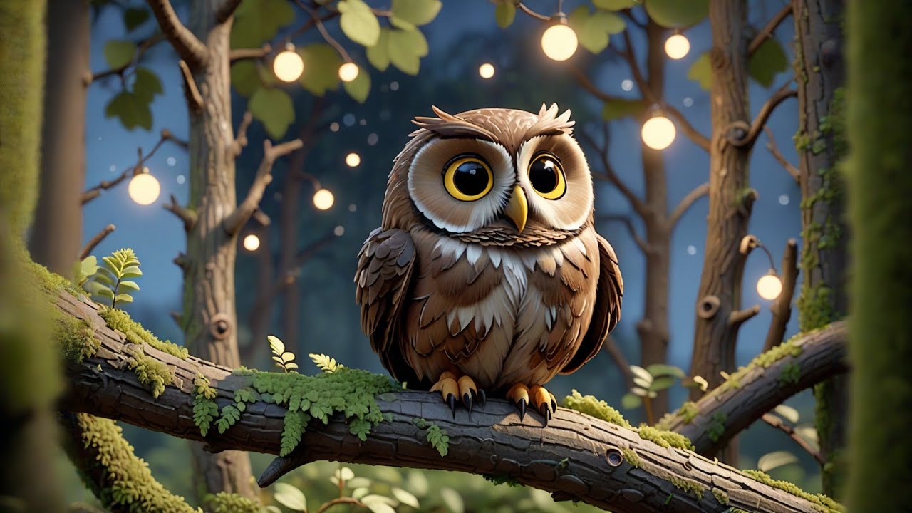 Three Little Owls Tell a Tale | Bedtime Counting & Story Song for Kids ...