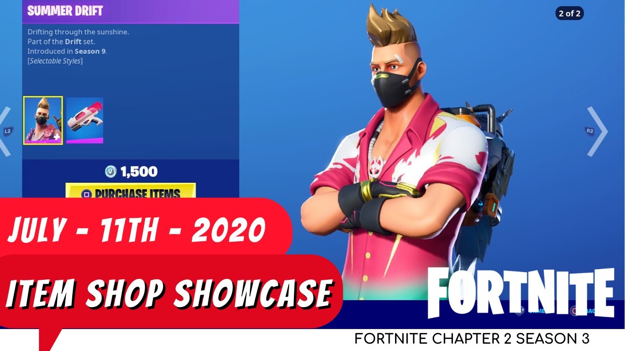Fortnite Item Shop *NEW* SUMMER DRIFT SET! [July 11th, 2020] (Fortnite ...