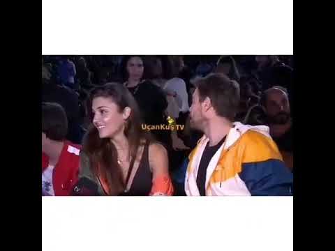 Hande Erçel ve Murat Dalkiliç Burayin konserinden