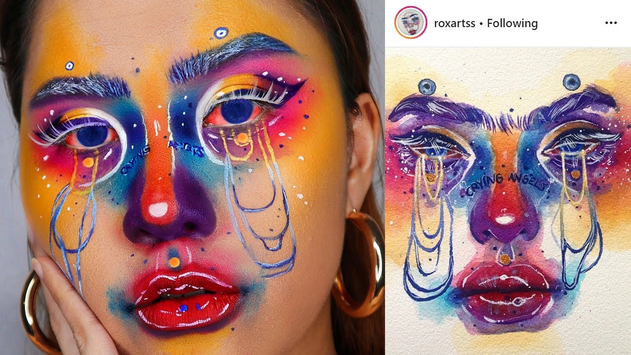RECREATING A PAINTING BY @roxartss (ELENA ROSSATO) | Katt Legaspi - YouTube