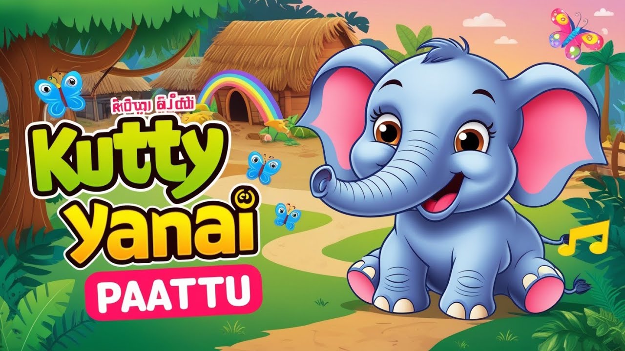 kutty yanai– The Jungle Superstar! ⭐🌳"|tamil rhymes for kids |kids song ...