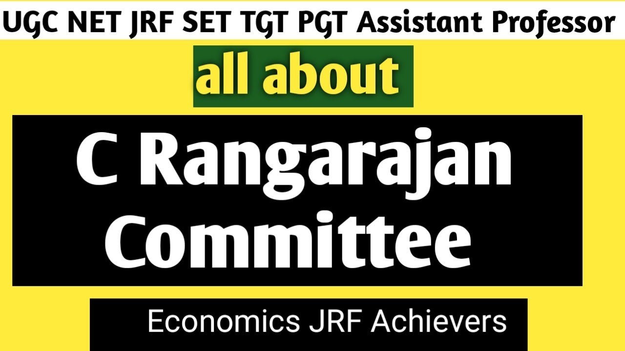 C Rangarajan Committee । Poverty in India and C Rangarajan Committee ...