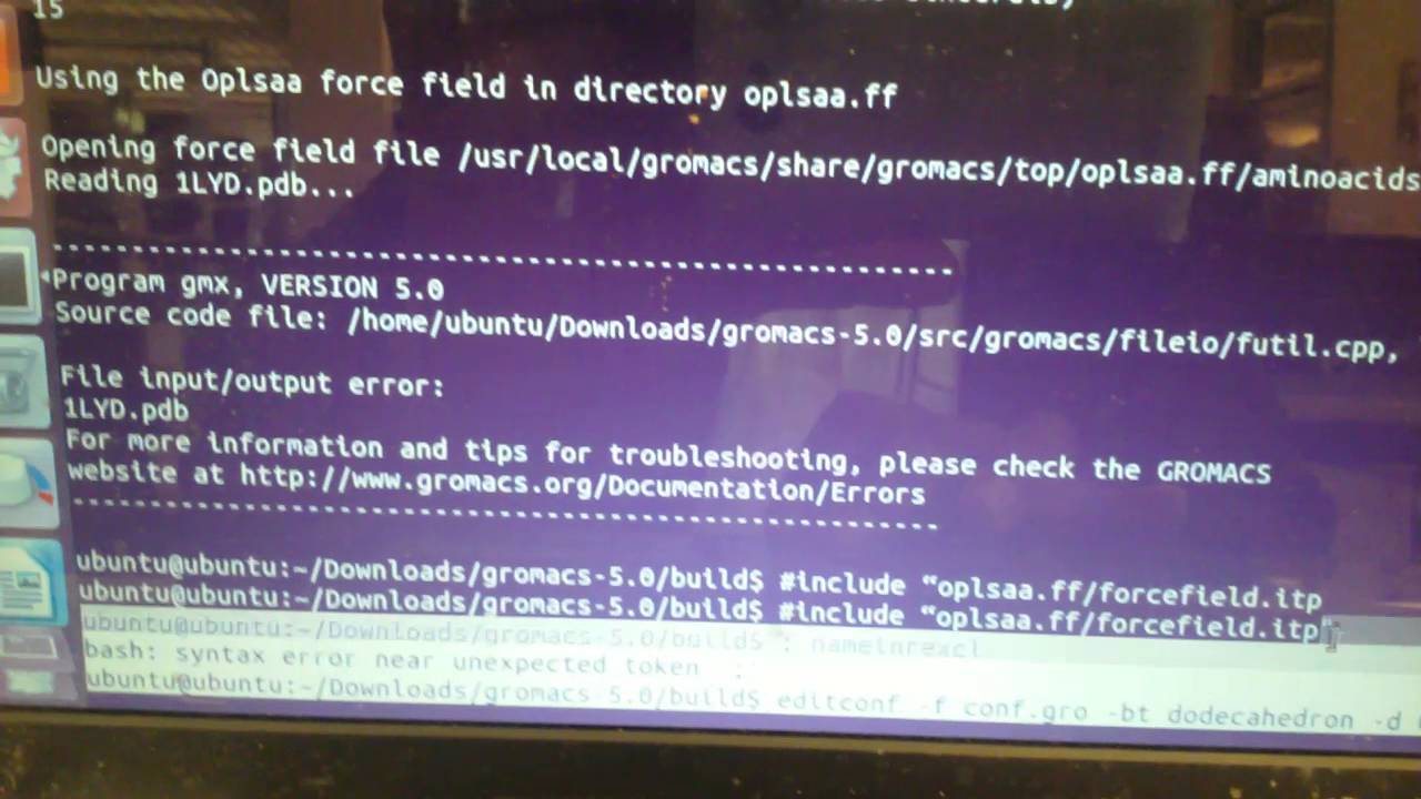 Installation of Gromacs 5.0 –It works - YouTube