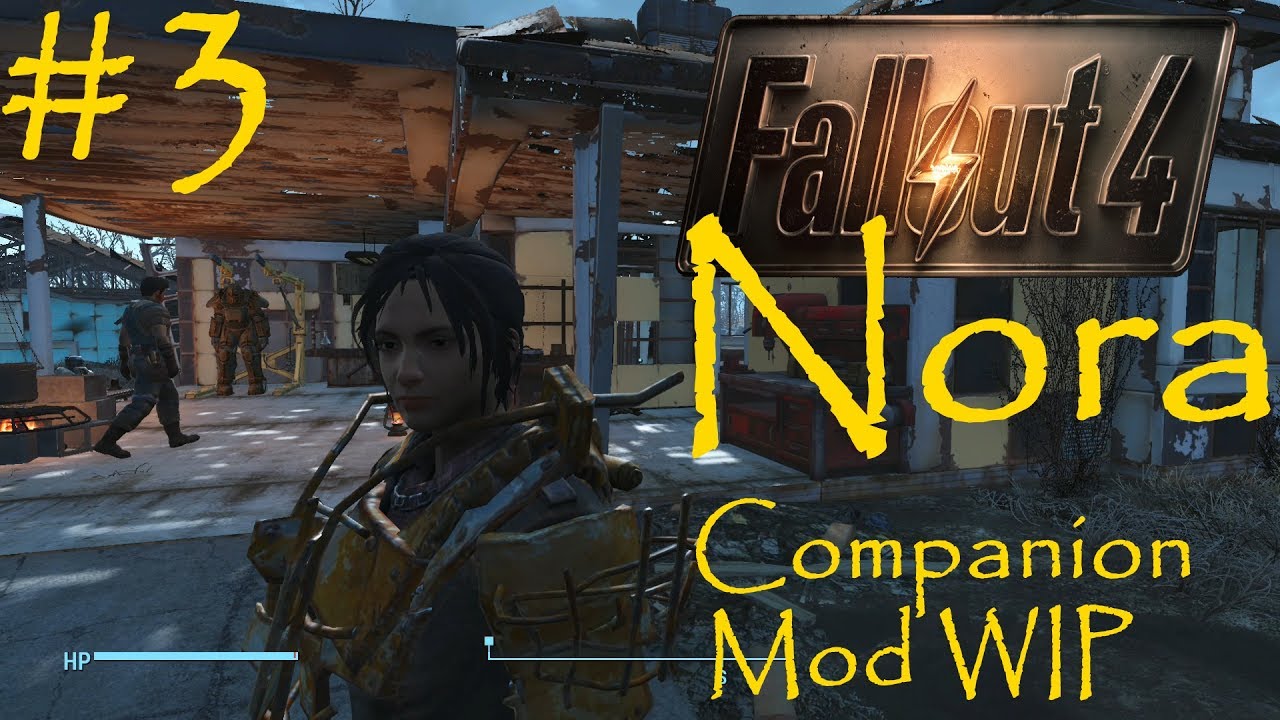 Fallout 4 Lets Play Nora Companion Wip Part 3 Survival Youtube