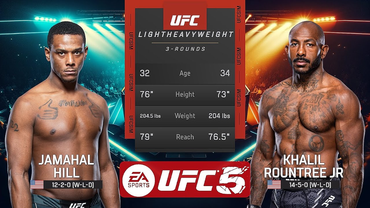 Khalil Rountree vs. Jamahal Hill at UFC 303 - A Light Heavyweight ...