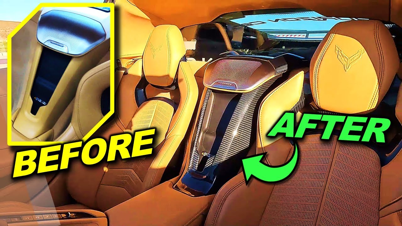 Reviewing the Carbon Fiber Waterfall Overlay for the C8 Corvette - YouTube