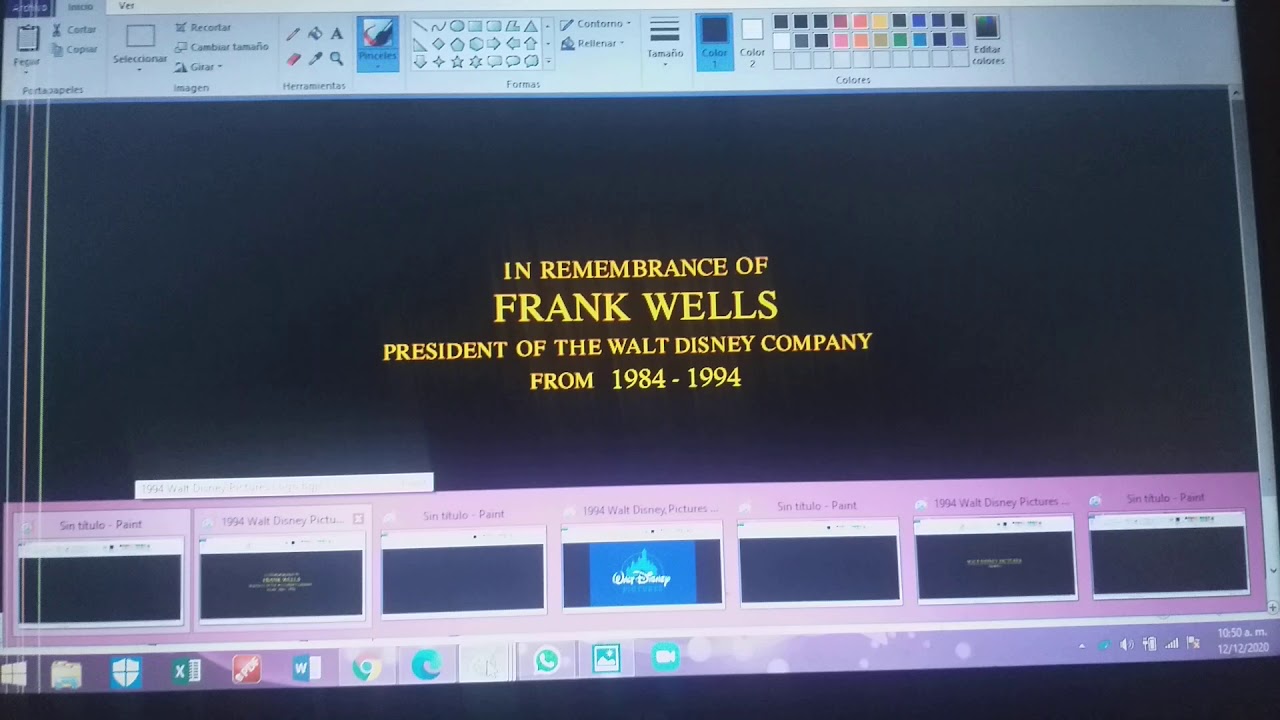 Walt Disney Pictures (1994) Logo Remake TP Percival (1440p HD) - YouTube