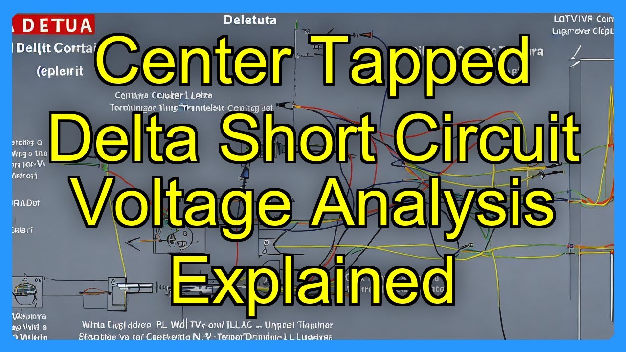 Center Tapped Delta Short Circuit Voltage Analysis Explained - YouTube
