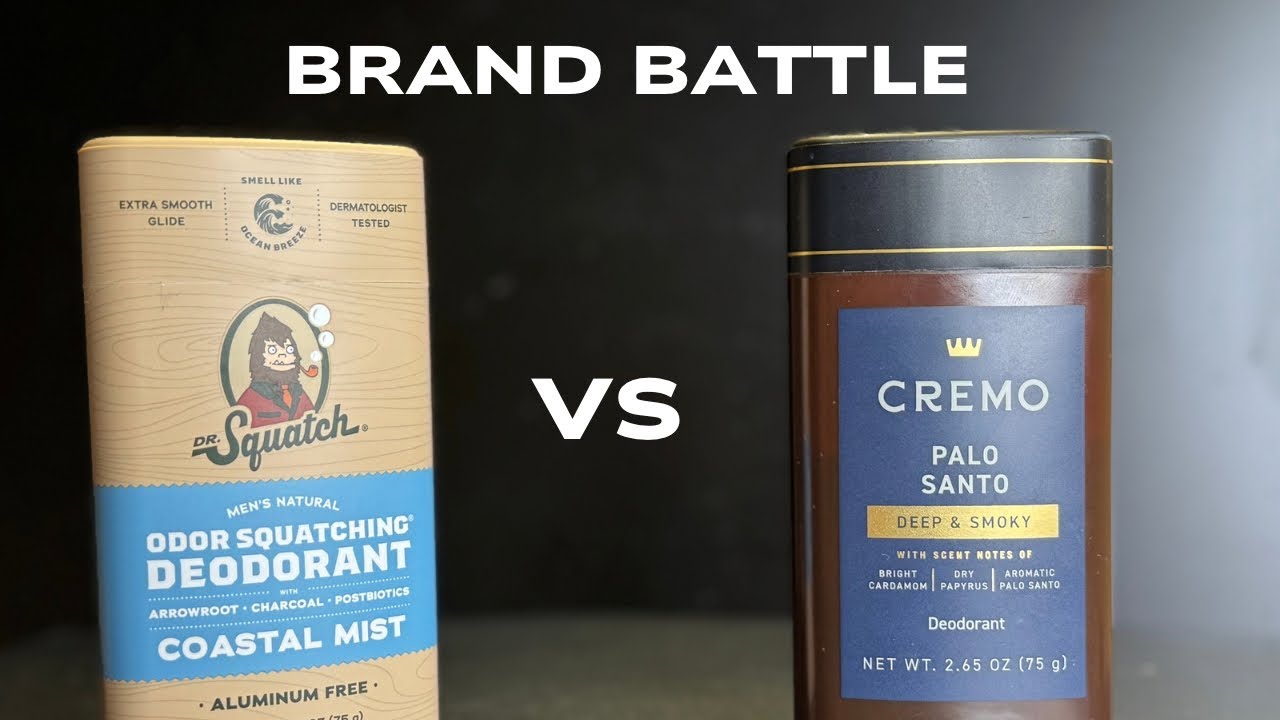Dr. Squatch Vs Cremo Deodorant. #drsquatch #cremo - YouTube