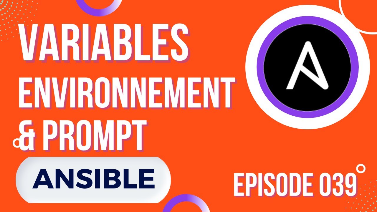 ANSIBLE - 39. VARIABLES D'ENVIRONNEMENT ET PROMPT - YouTube
