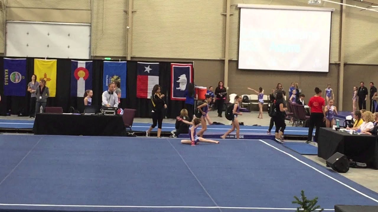 Emma Tolbert Level 7 Regional Floor Champion 2015 (Dynamo Gymnastics Ok ...