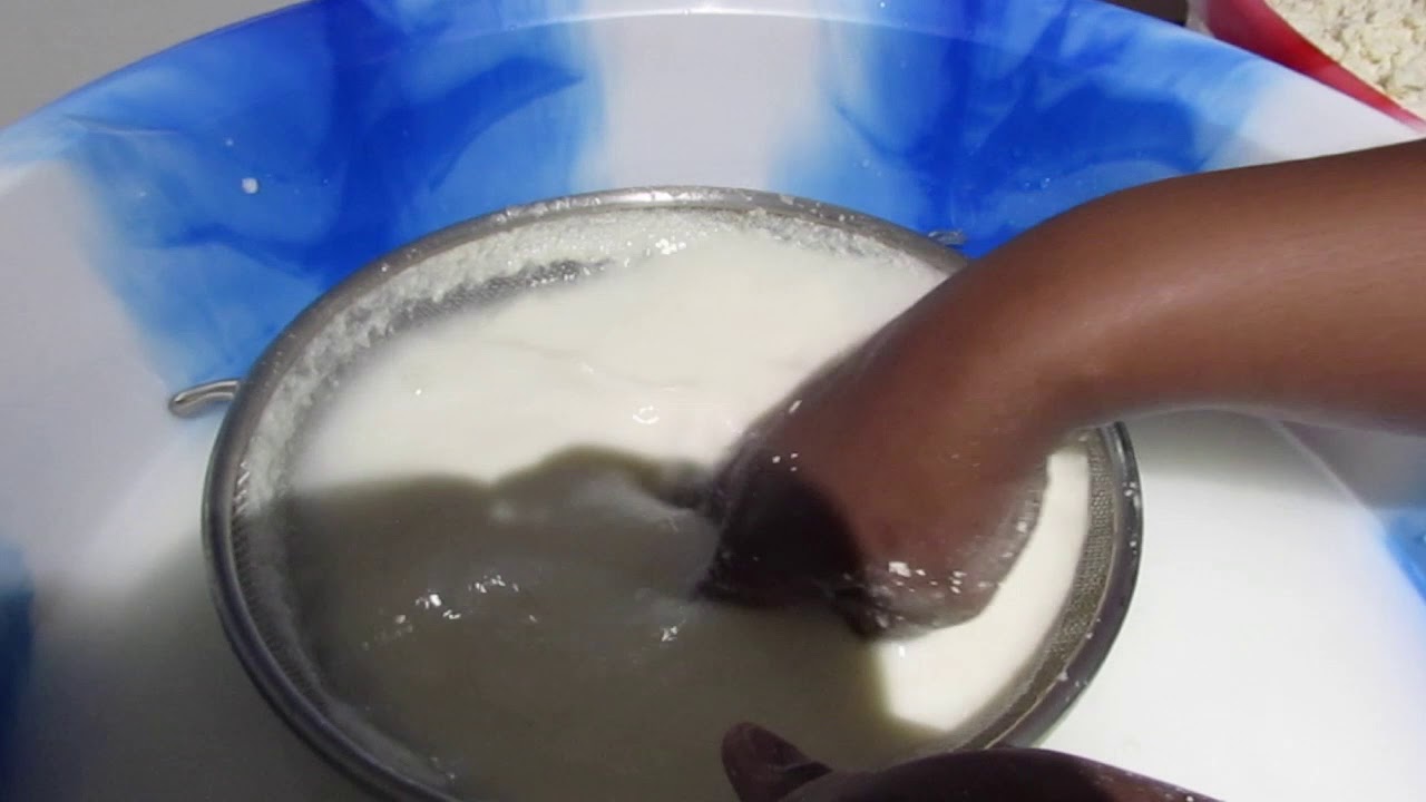 Congolese Food: Kwanga Step 2 - YouTube