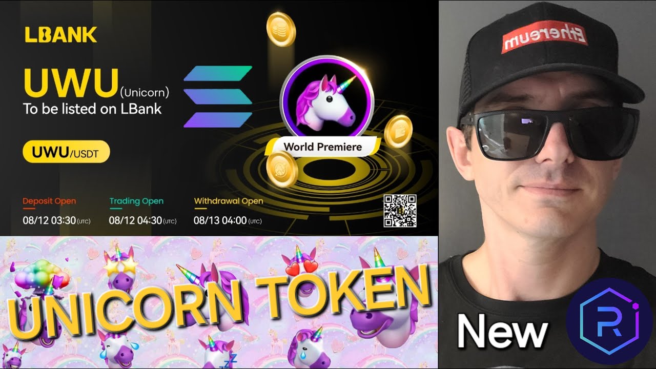 $UWU - UNICORN TOKEN CRYPTO COIN HOW TO BUY UWU LBANK SOL SOLANA ...