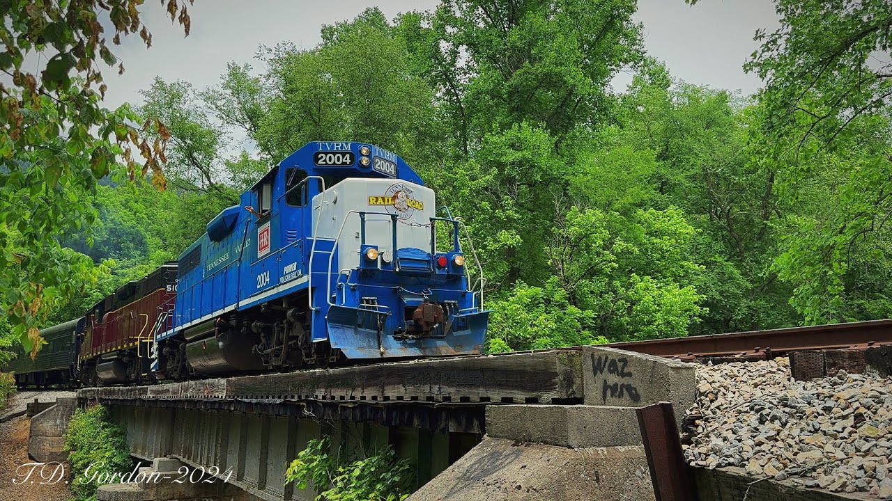 Hiwassee River Scenic Railroad: May, 2024 - YouTube