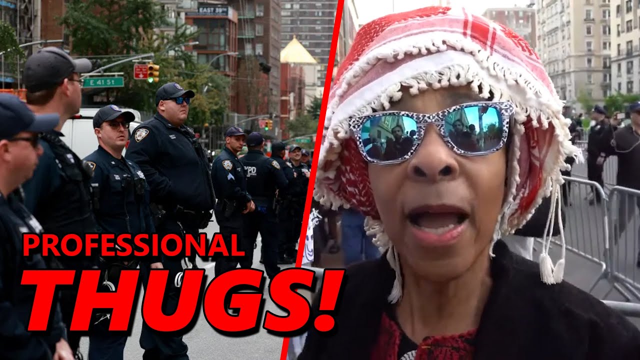 Professional THUGS! Pro-Palestinian Protester Blasts Cops' Violent ...