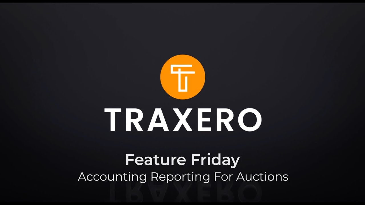 Feature Friday: Accounting Reporting For Auctions - YouTube