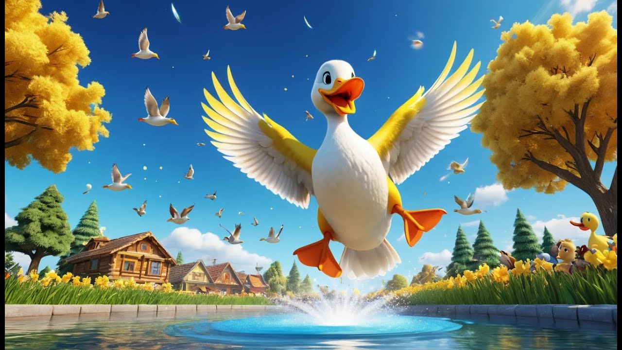 Ducky Flappy Wings Go Flap Flap Flap | Cute Duck Nursery Rhyme for ...