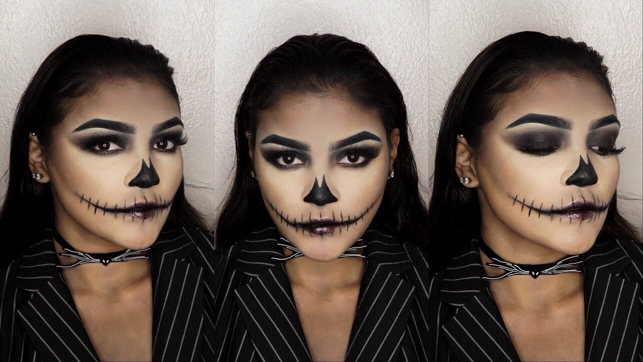 Jack Skellington Eye Makeup