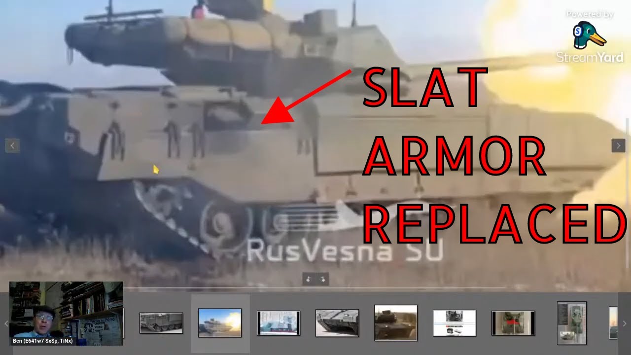 Russian T-14 Armata Tank: Slat Armor Replaced for War in Ukraine & then ...