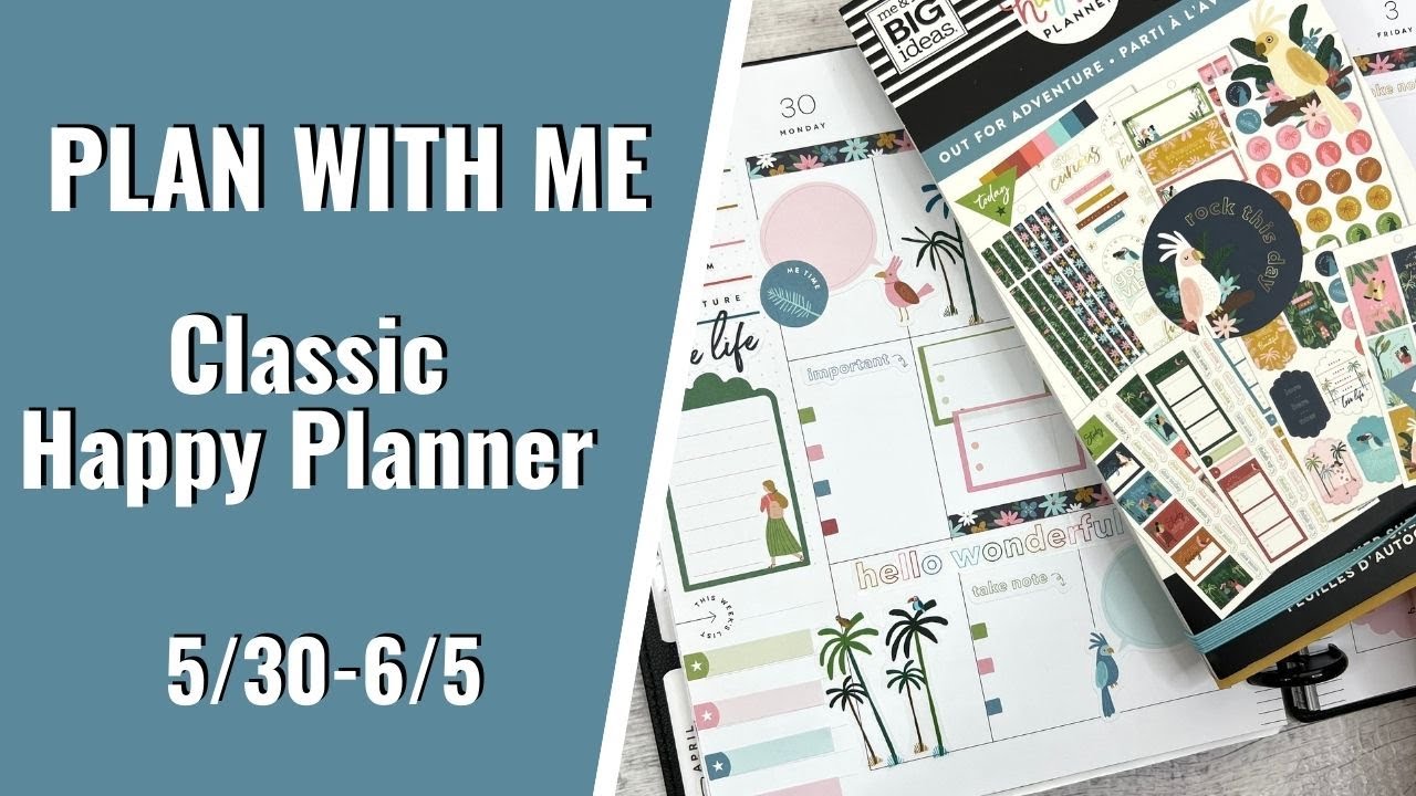 PLAN WITH ME | CLASSIC HAPPY PLANNER - YouTube
