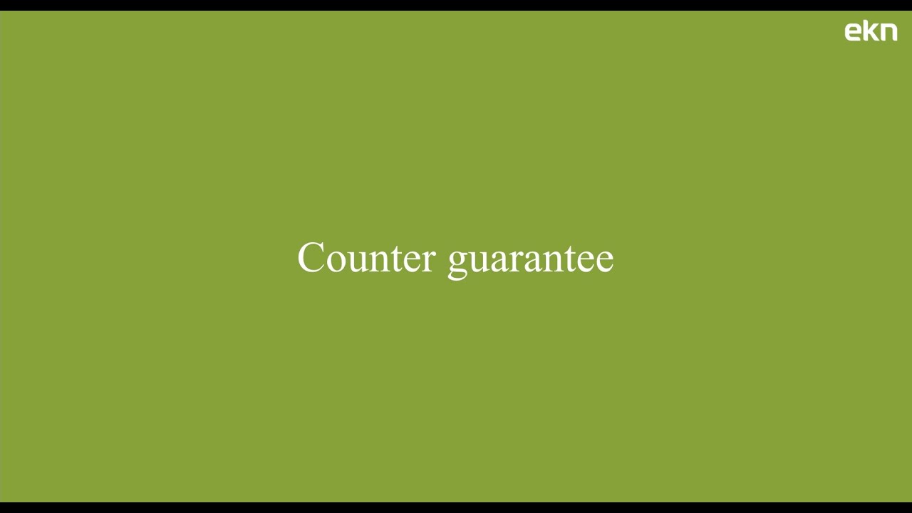 Counter guarantee - YouTube