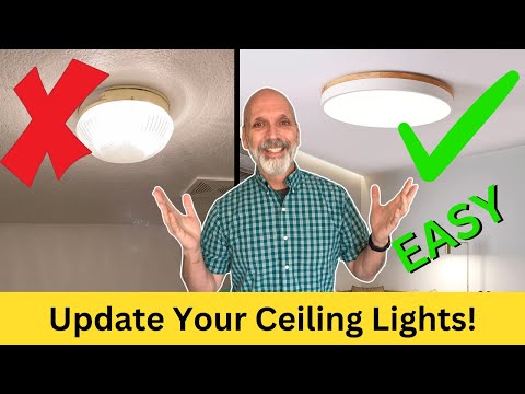 DIY Ceiling Light Upgrade: Install Modern LED Fixtures in Minutes!