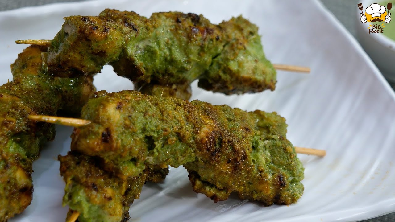 Chicken Pahadi Kebab - Restaurant Style Chicken Starter Recipe !! Big ...