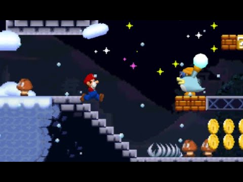 New++ Super Mario Bros Stage showcase: Forsaken Snow Spikes - YouTube