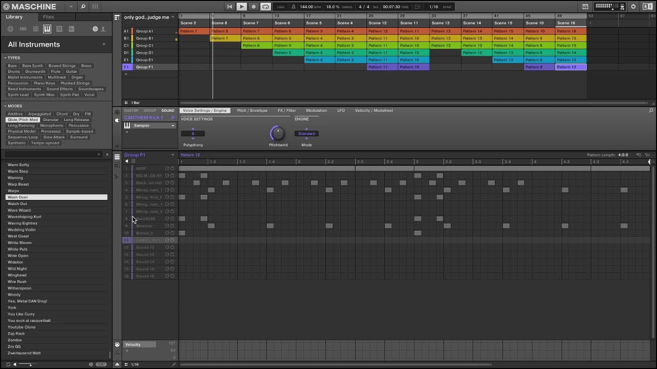 Beatmaking tutorial live session - How to arrange a beat with Native Instruments Maschine 2.0 ...