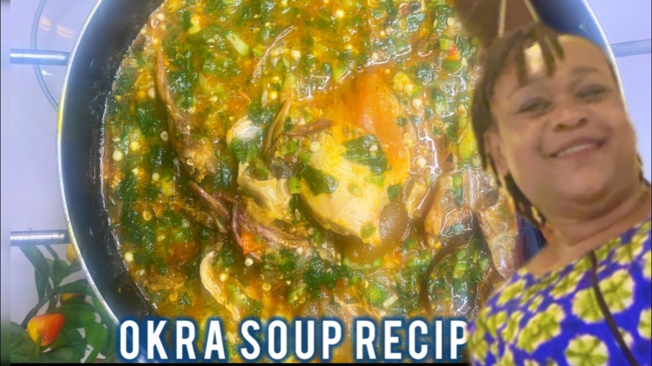 How I made this quick Fixed Okra Soup Recipe// #okra #okrosoup - YouTube