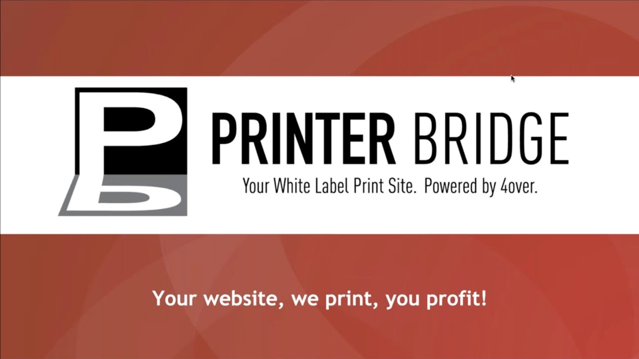 Printer Bridge: Your Site. We Print. Your Profit. - YouTube