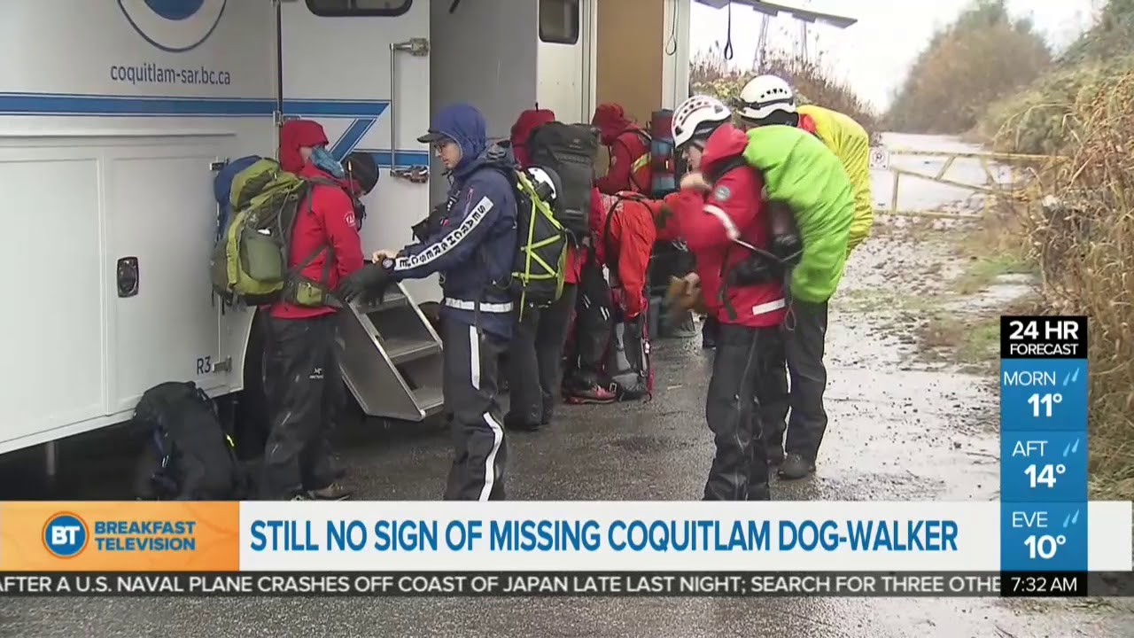 Search For Missing Dog-Walker Enters Day Two - YouTube