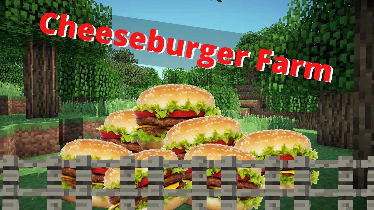 I WANT A CHEESEBURGER FARM!! - Minecraft Survival Series [Episode 3 ...