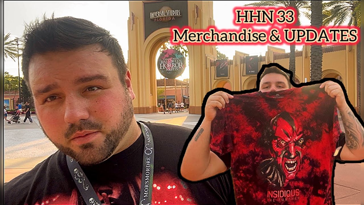 Halloween Horror Nights 33 NEW Merchandise/ Updates | HHN Insidious T ...