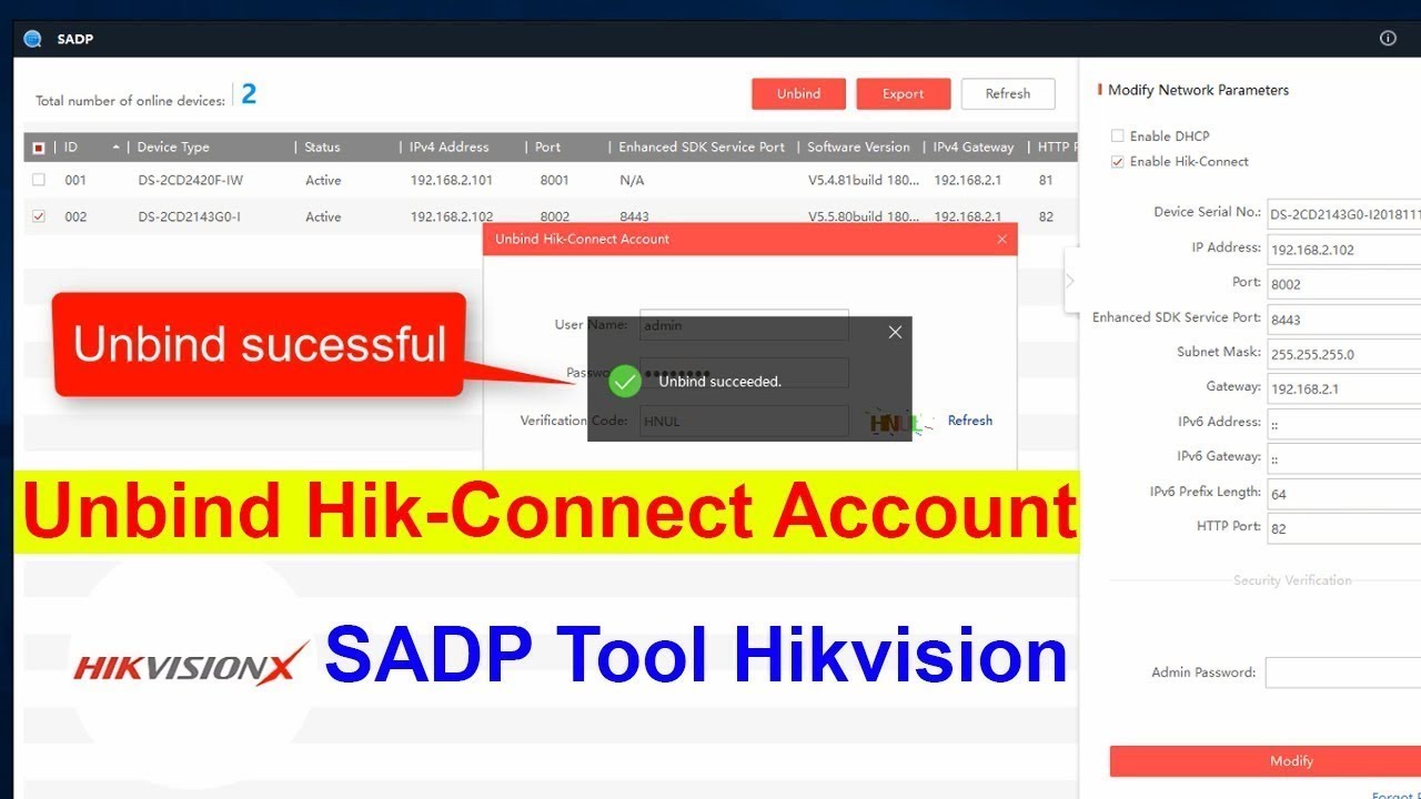 Hikvision DVR/NVR Unbind device 2020!! How to Hikvision DVR/NVR Hik ...
