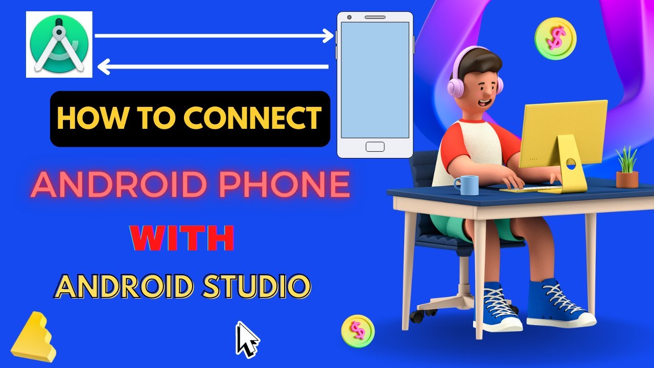 How To Connect Android Phone With Android Studio | connect android ...